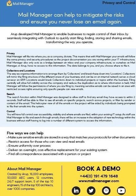 Mail Manager's Product-focused Resources